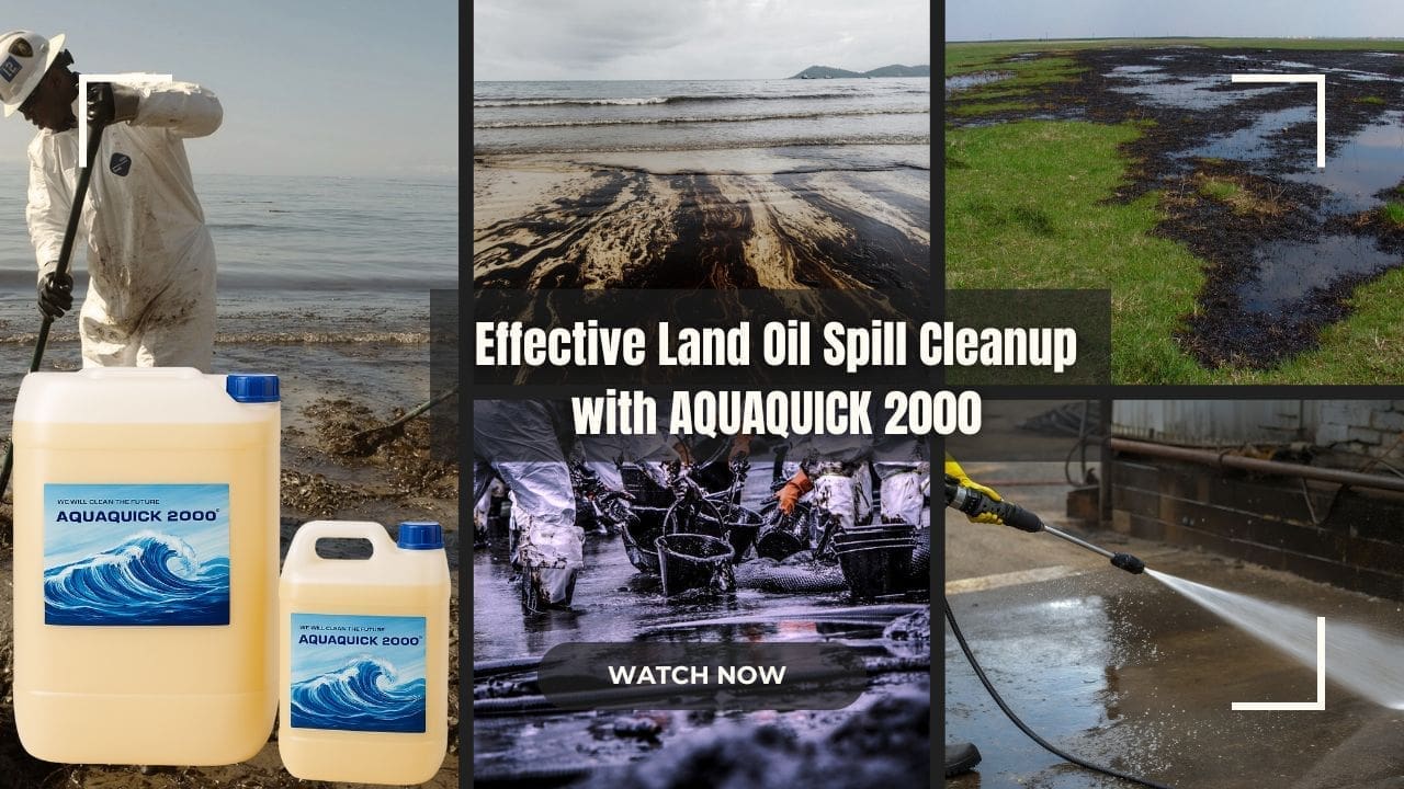 Effective Land Oil Spill Cleanup with AQUAQUICK 2000 - AQUAQUICK 2000 ...